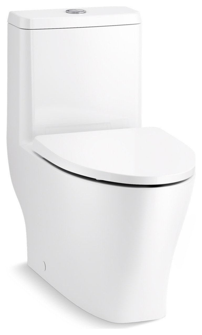 Kohler K-23188 Reach 0.8 / 1.28 GPF Dual Flush One Piece - Contemporary ...