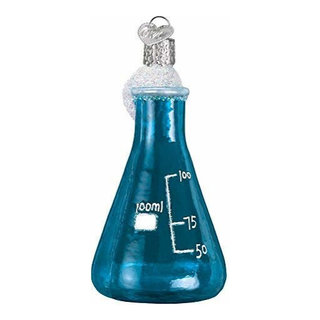 Old World Christmas Science Beaker Blown Glass Ornament - Traditional ...