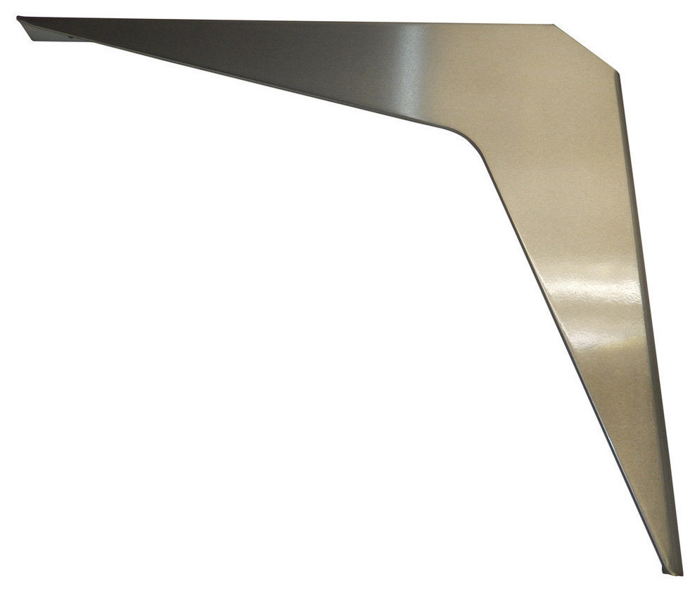 Aluminum Support Bracket, Set of 2, 24"x29" - Contemporary - Brackets ...