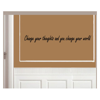 Change your thoughts Vinyl Wall Decal classroomquotes05, 6 in ...