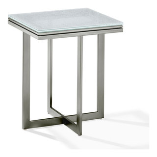 Modus Eliza End Table in Ultra White - Contemporary - Side Tables And ...