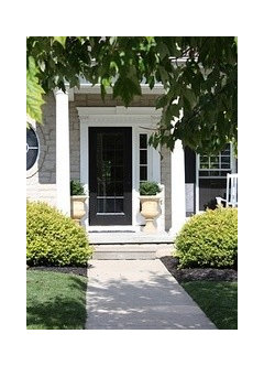 move front door location and change front of house design