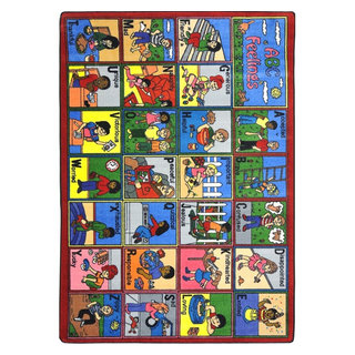 Kid Essentials, Early Childhood ABC Feelings Rug, 7'8" x 10'9 ...