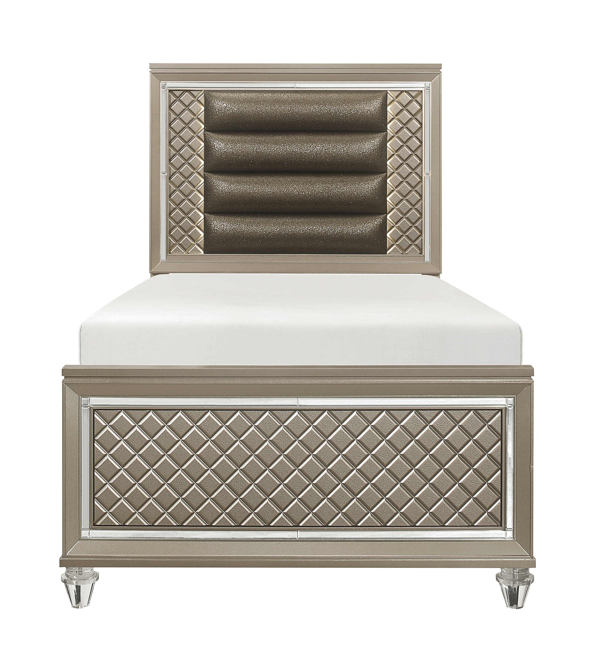 Basseri Bed, Twin - Traditional - Panel Beds - by Lexicon Home | Houzz