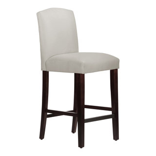 Janet Camel Back Bar Stool, Velvet - Transitional - Bar Stools And ...