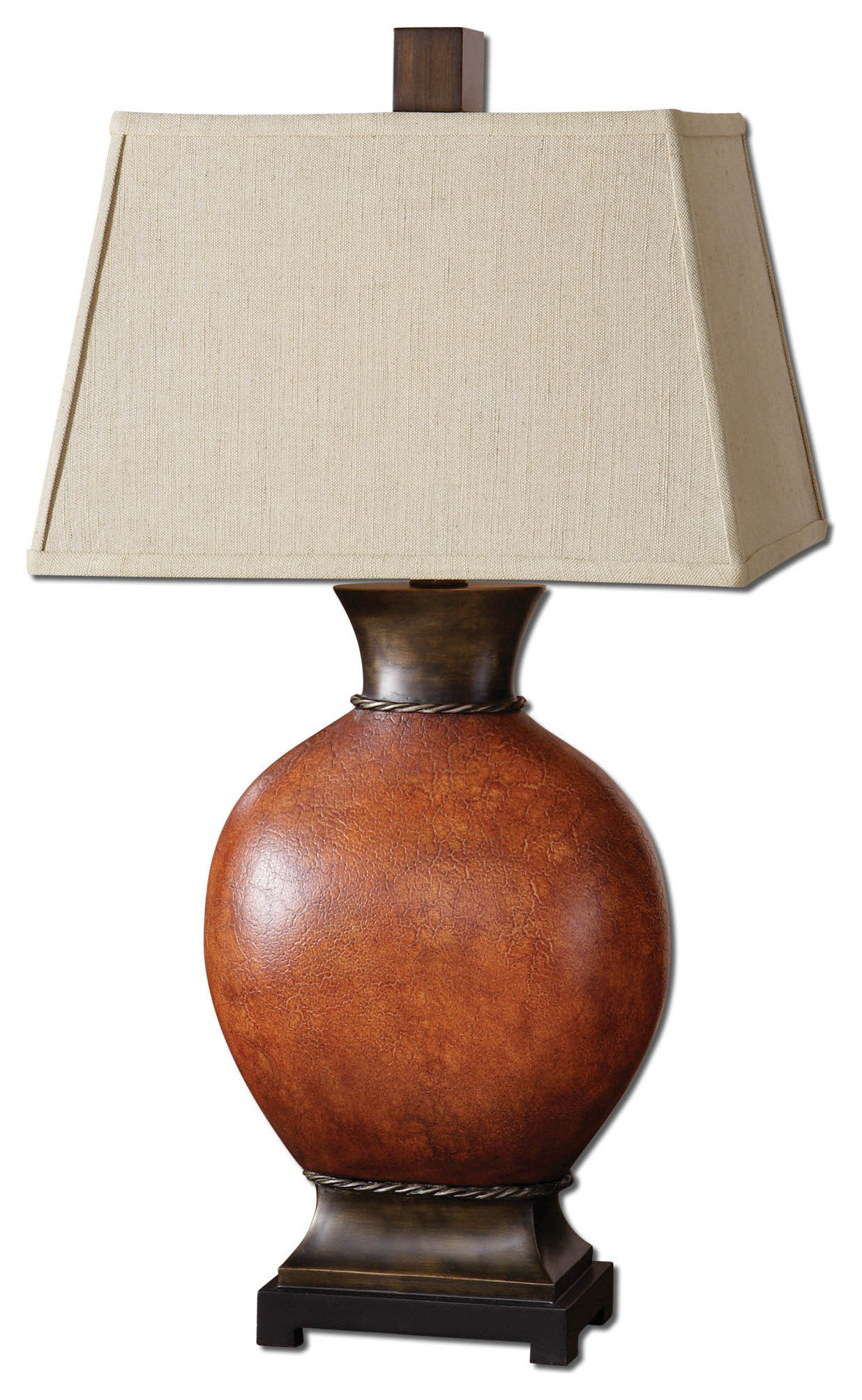 Uttermost Suri Burnished Red Table Lamp - Contemporary - Table Lamps ...