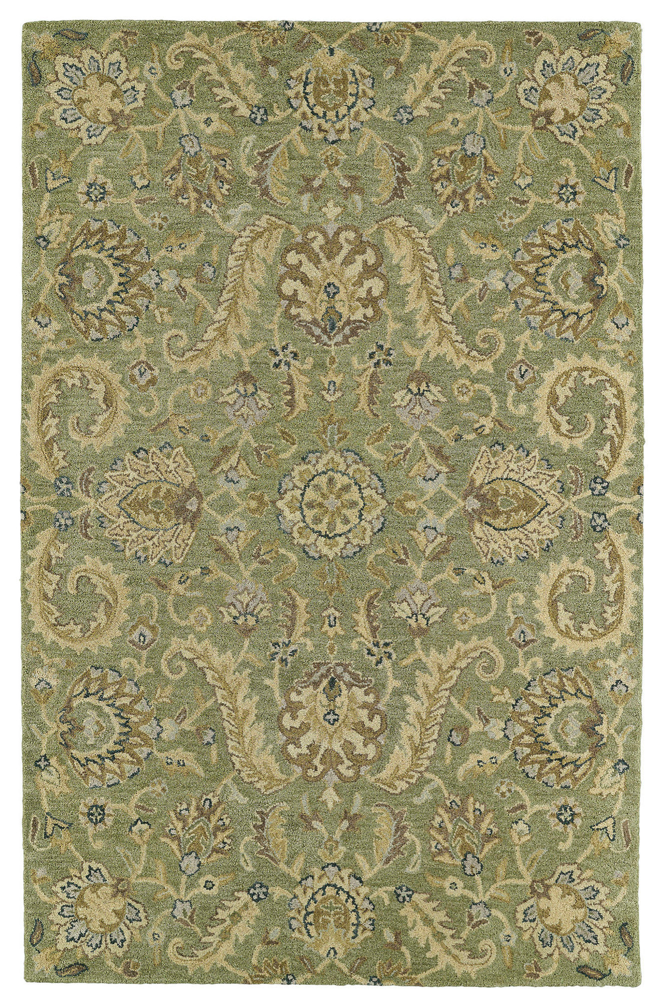 Kaleen Helena Collection Dark Green Area Rug 10' x 14' - Area Rugs - by ...