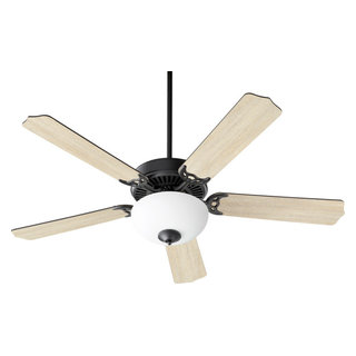 Quorum Capri VIII 2xLED Ceiling Fan 7525-9059 - Matte Black ...