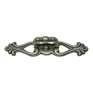 Mock Key With Backplate - Traditional - Cabinet And Drawer Handle Pulls ...