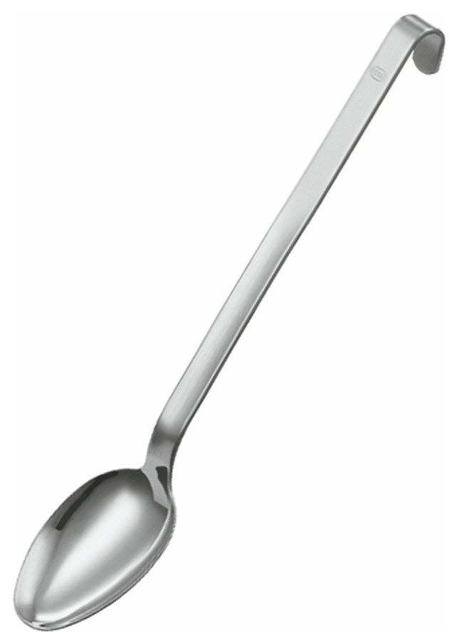 Rosle 10062 Stainless Steel Basting Spoon With Hooked Handle, 12.4 ...