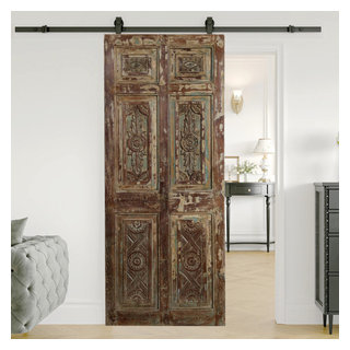 Old World Elements Design And Architecture - Midcentury - Home Office ...