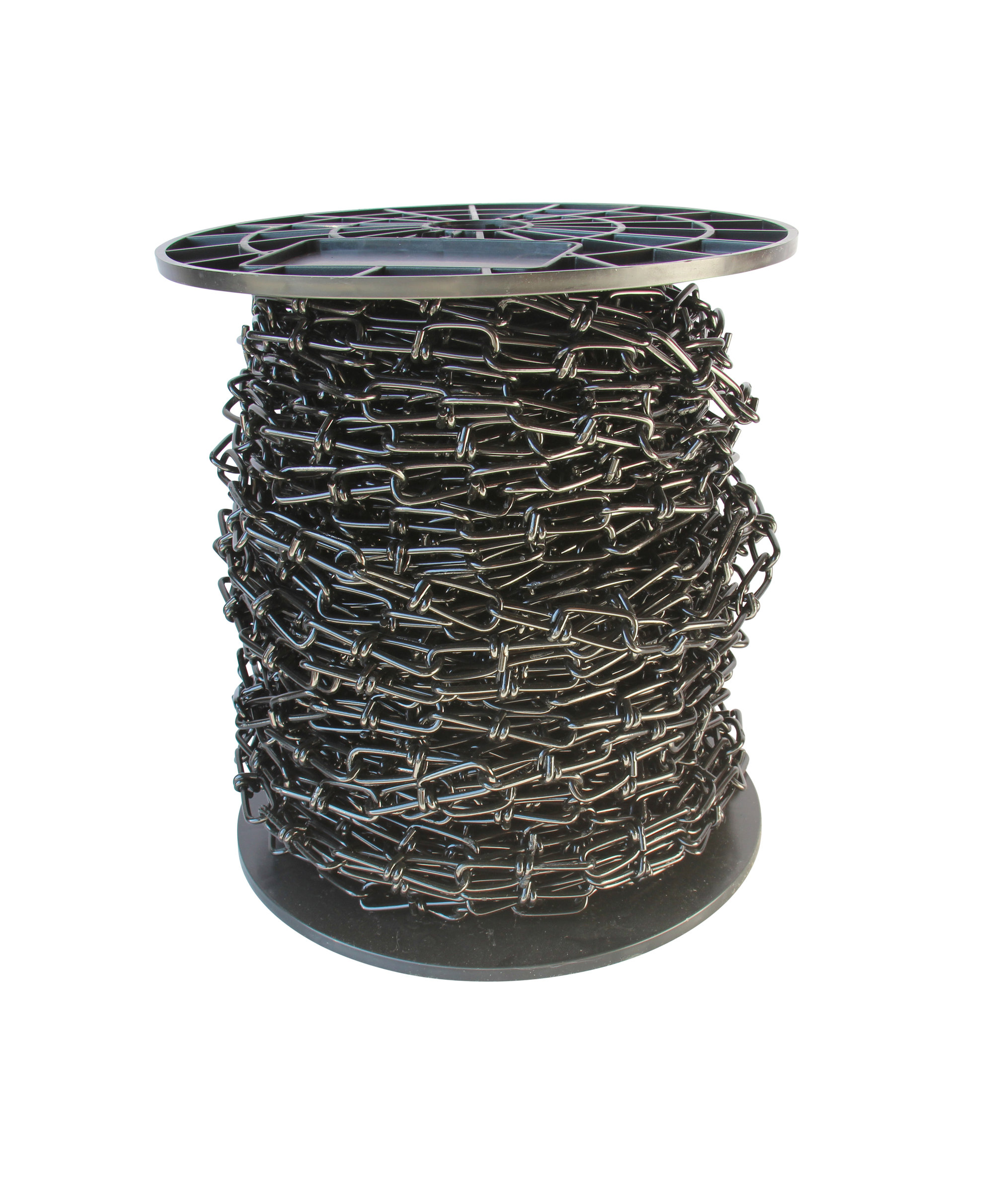 RCH Hardware Steel Double Loop Basket Chain, 2 Sizes, 164 Reel, U45 ...