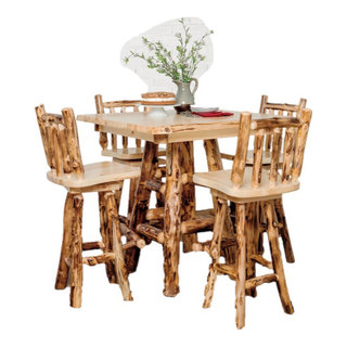 Rustic Aspen Pub Table Set - Rustic - Dining Sets - by Furniture Barn ...