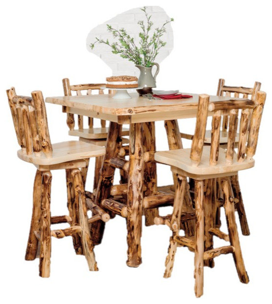 Rustic Aspen Pub Table Set - Rustic - Dining Sets - by Furniture Barn ...