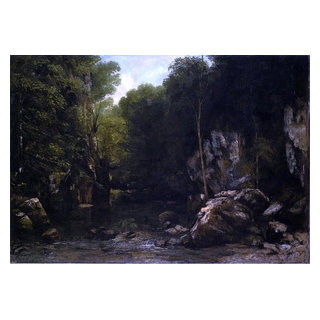 Gustave Courbet Solitude Wall Decal, 18x27 - Rustic - Wall Decals - by ...