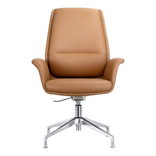 Summit Office Chair in Faux Leather - Contemporary - Office Chairs - by ...