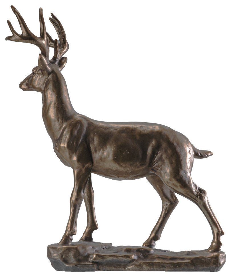 Stag Statue - Rustic - Decorative Objects And Figurines - by Pacific ...