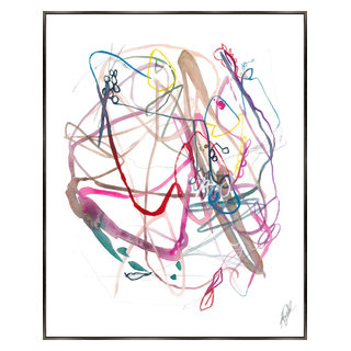 Sip Abstract 304 Artwork, 30x38 - Contemporary - Prints And Posters - by Chelsea Art Studio | Houzz