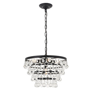 Kora 5 Light Pendant, Black - Contemporary - Pendant Lighting - by ...