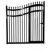Aleko VIENNA Style 14' Steel Dual Swinging Driveway Gate With ...