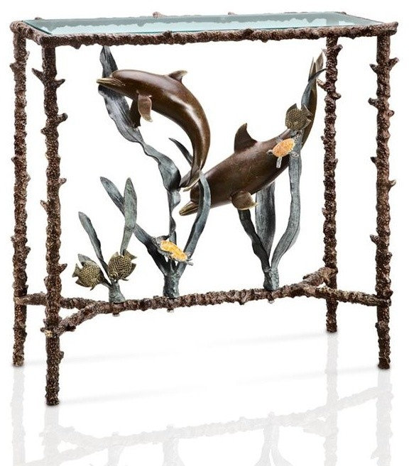 Dolphin Duo Lobby Table - Beach Style - Console Tables - by Uber Bazaar ...