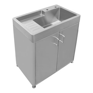 Whitehaus WH33209-CAB-NP Pearl Haus - Utility Sinks - by Buildcom | Houzz