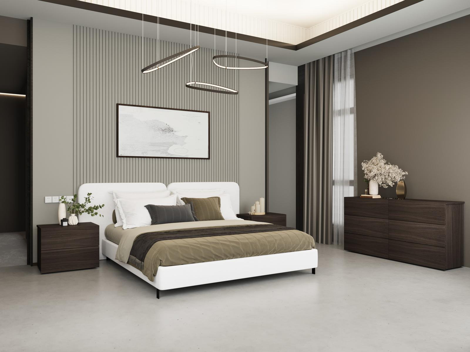 Ayla Dresser, Dark Oak Melamine - Modern - Dressers - by Casabianca ...