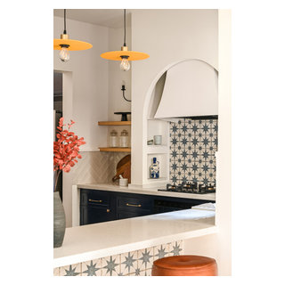 Modern Spanish Home - Mediterranean - Home Bar - Bengaluru - by June ...