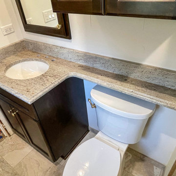 Corian Banjo Vanity Top - Photos & Ideas | Houzz