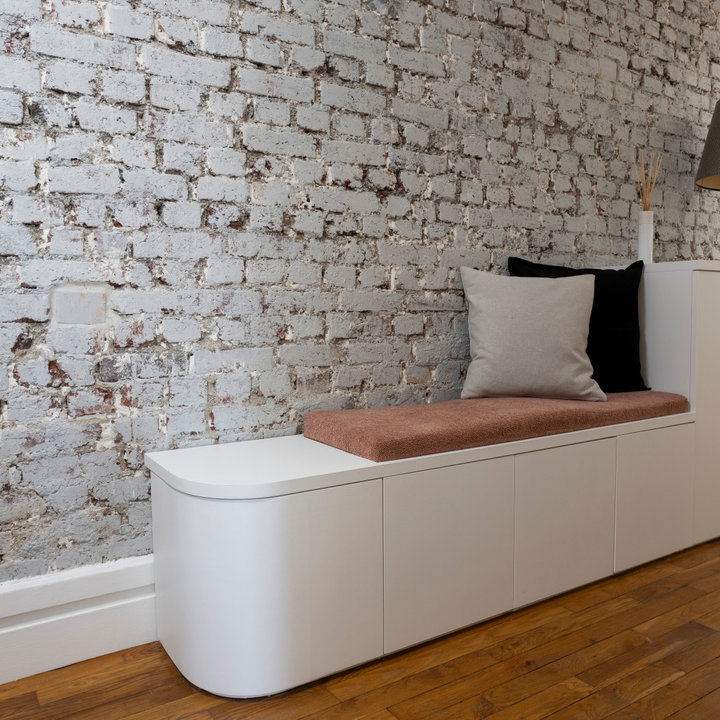 75 Beautiful Entrance with Brick Walls Ideas and Designs - June 2026 ...