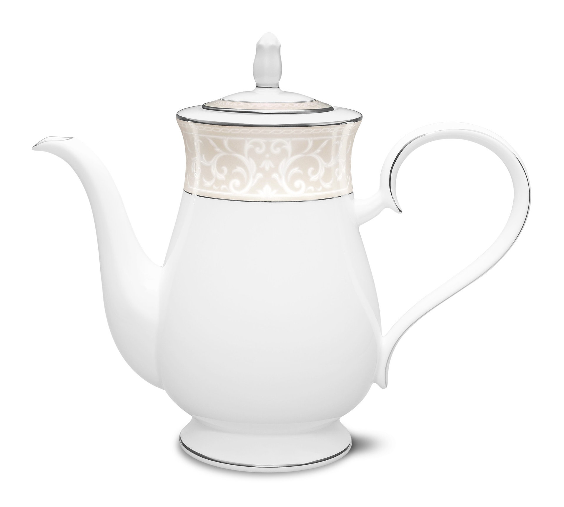 Noritake Montvale Platinum Coffee Pot - Traditional - Teapots - by ...