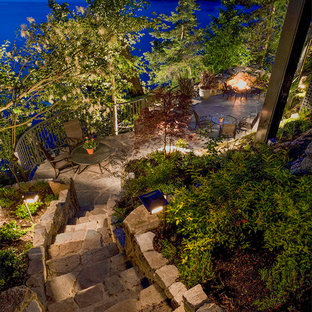 75 Beautiful Rustic Hillside Landscaping Pictures & Ideas | Houzz