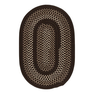 Deerfield Rug, Seal Brown, 2'x4' Oval, 2'x4' Oval - Contemporary ...
