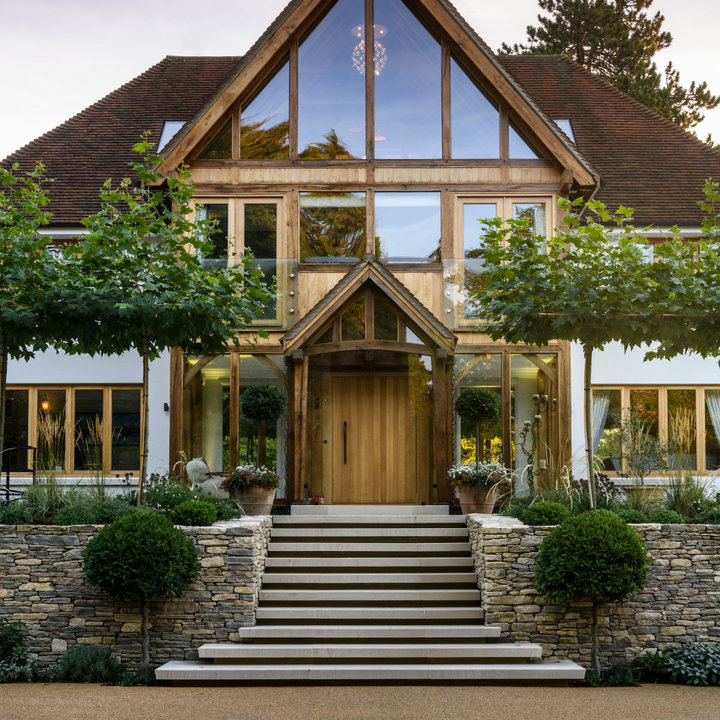 75 Beautiful Two-storey House Exterior Ideas & Designs - July 2025 ...