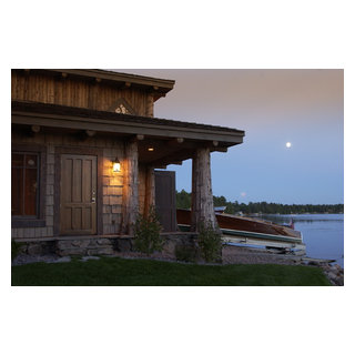 Boathouse - Rustic - Exterior - Minneapolis - by Gabberts Design Studio ...