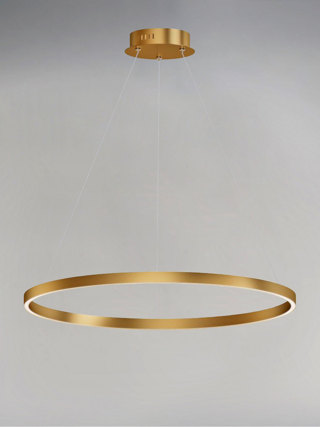 Groove 32" LED Pendant in Gold - Modern - Pendant Lighting - by ...