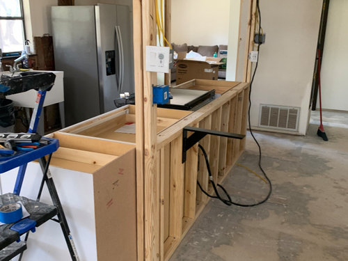 Kitchen Low wall support