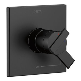 Delta Ara Monitor 17 Series Valve Only Trim, Matte Black, T17067-BL ...