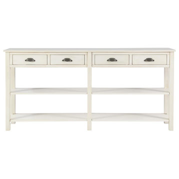 72 Inch Sofa Table White | Baci Living Room