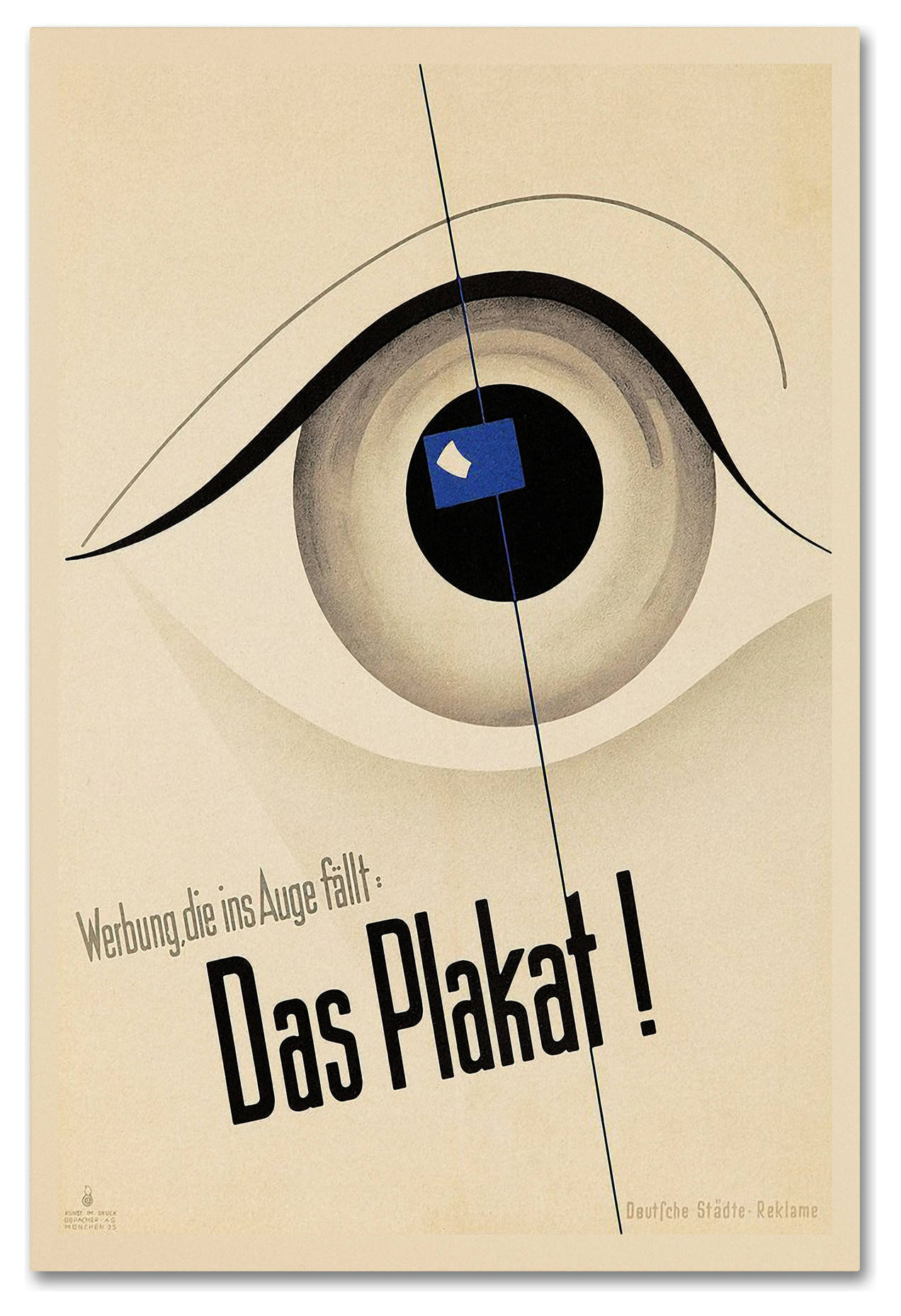 Vintage Lavoie 'Plakatstil Das Plakat' Canvas Art, 30"x47" - Midcentury ...