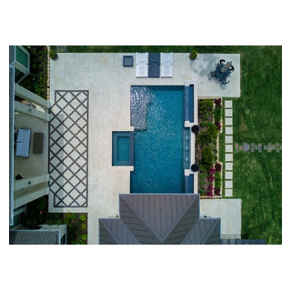 Guo Pool - $175,000-$200,000 - Houston - by Landmark Custom Pools | Houzz