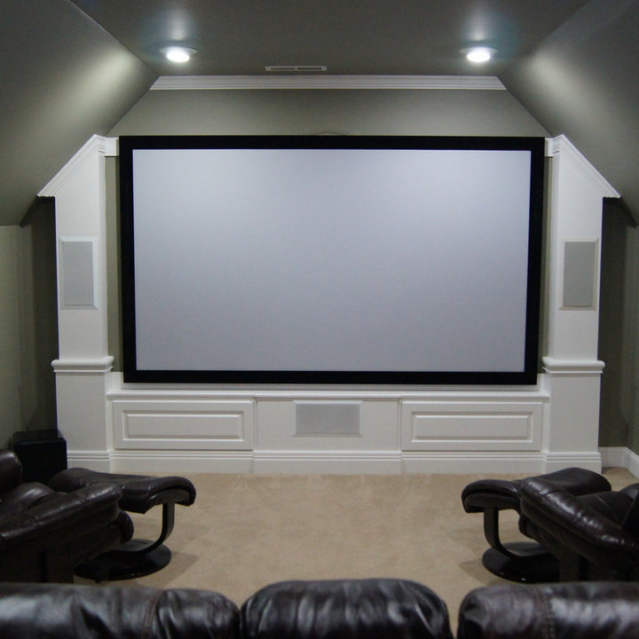 75 Beautiful Small Home Theater Pictures & Ideas | Houzz