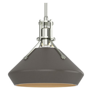 Henry with Chamfer Pendant, Sterling, Dark Smoke Accents - Transitional ...