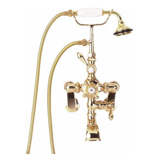20085 Handheld Telephone Style Shower, Brass - Traditional - Tub And ...