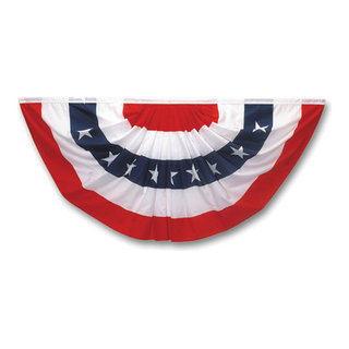 Valley Forge Pleated Mini Patriotic Fan Flag - Contemporary - Flags And ...