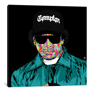 "Eazy E" by TECHNODROME1, Canvas Print, 18x18x1.5" - Contemporary ...