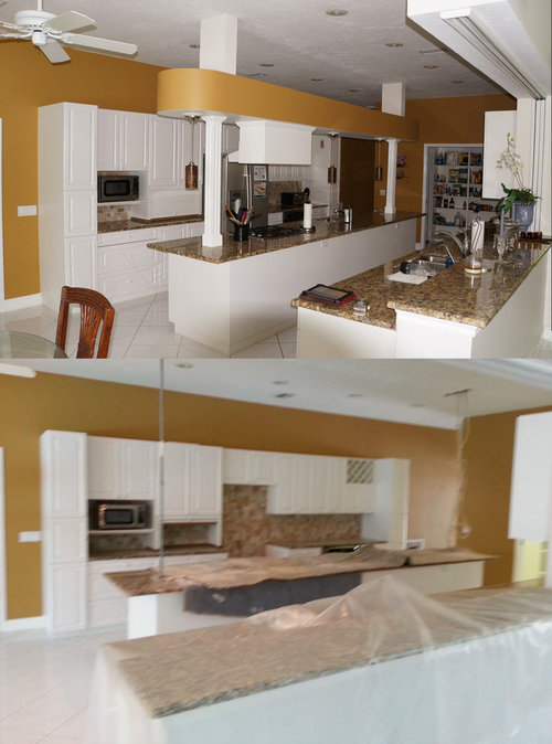 Floating Cloud soffit removal