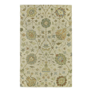 Kaleen Helena Collection Sand Sage Runner 2'6"x12' - Traditional - Hall ...