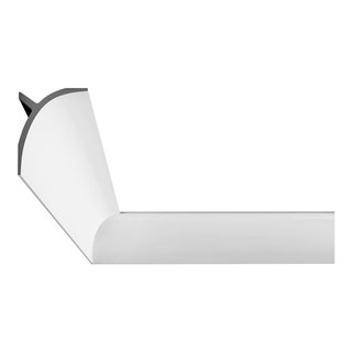 Orac Decor Plain Polyurethane Crown Moulding, Face: 7" - Contemporary ...