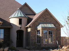 ideas for craftsman style turret front door entry